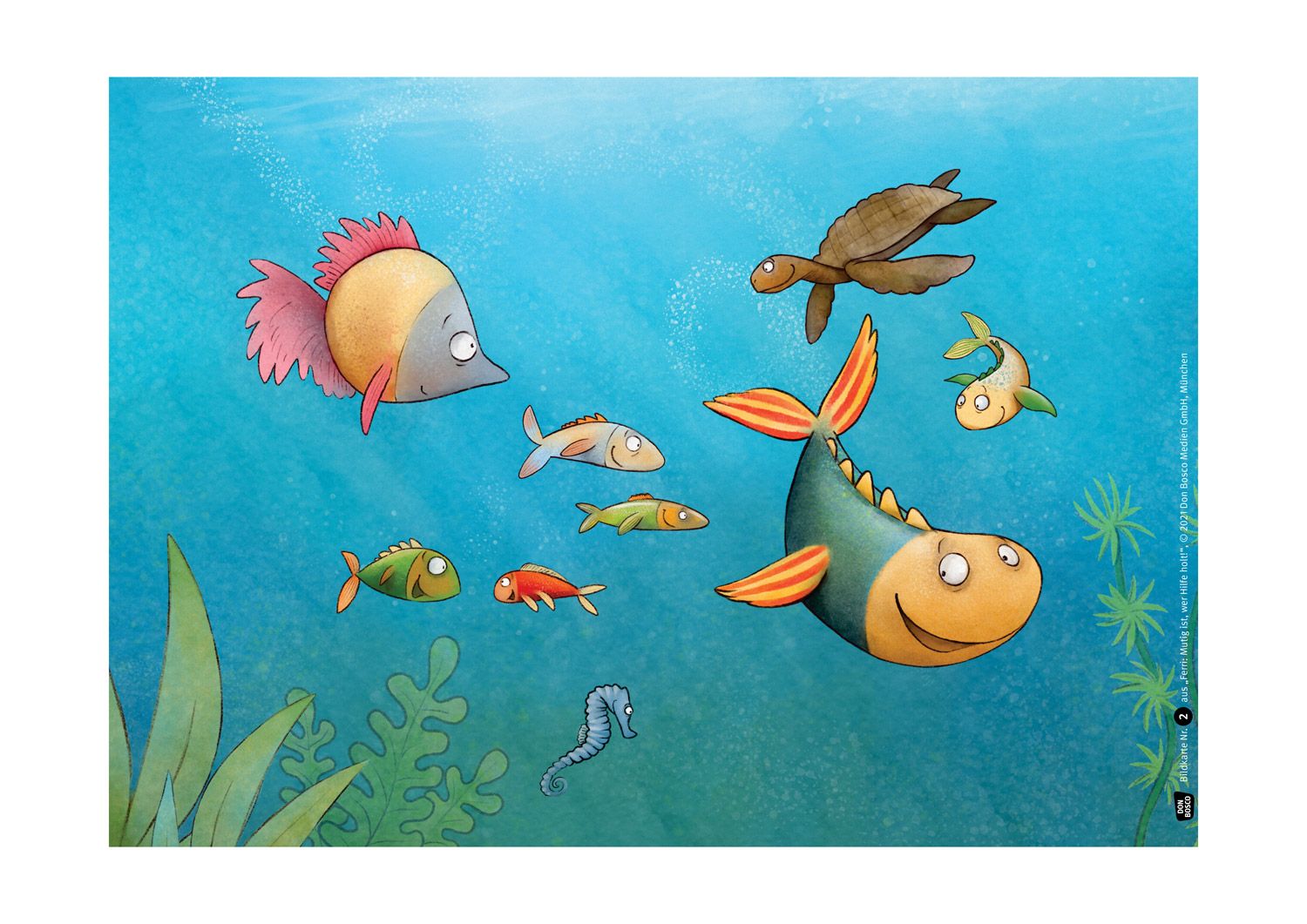 Kamishibai Bildkarten: Ferri: Mutig ist, wer Hilfe holt | Dusyma