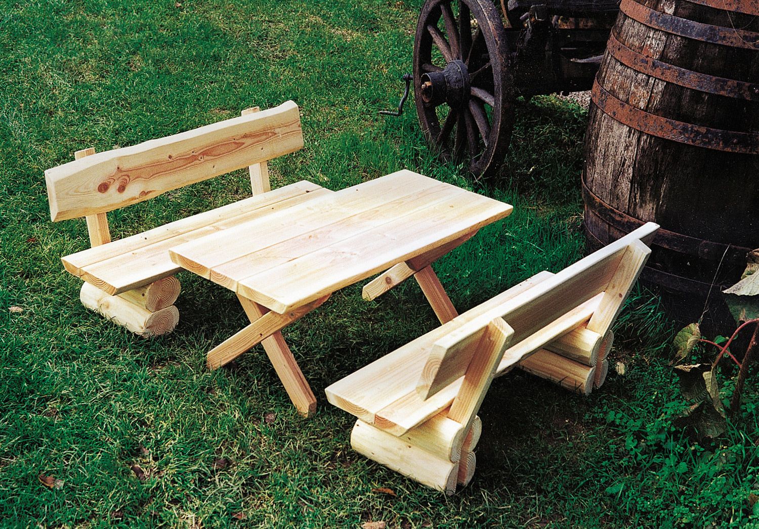 Sitzgarnituren für Kindergarten Bank mit Lehne | Dusyma